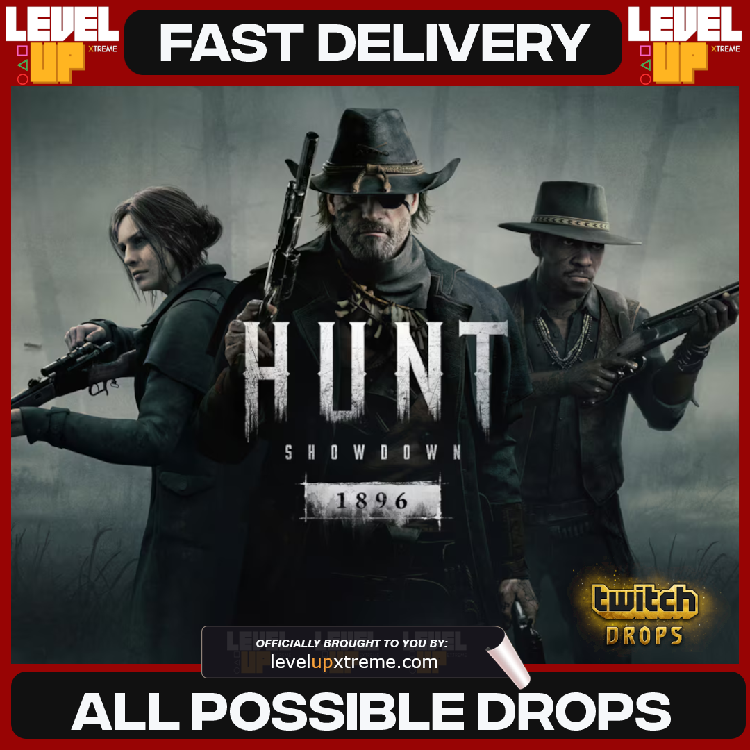 HUNT: SHOWDOWN TWITCH DROPS - Level Up Xtreme